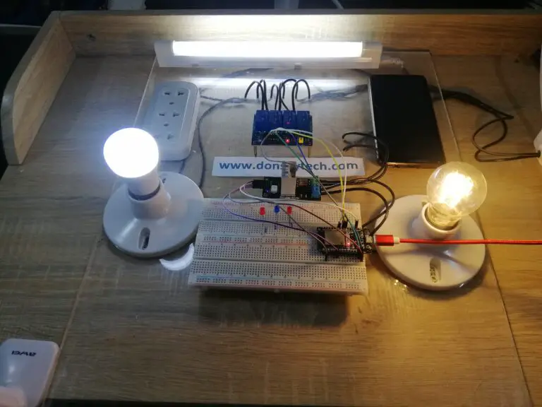 ESP32 Home Automation Project - donskytech.com