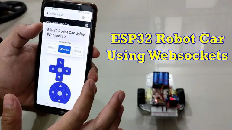 ESP32 Robot Car Using Websockets - donskytech.com