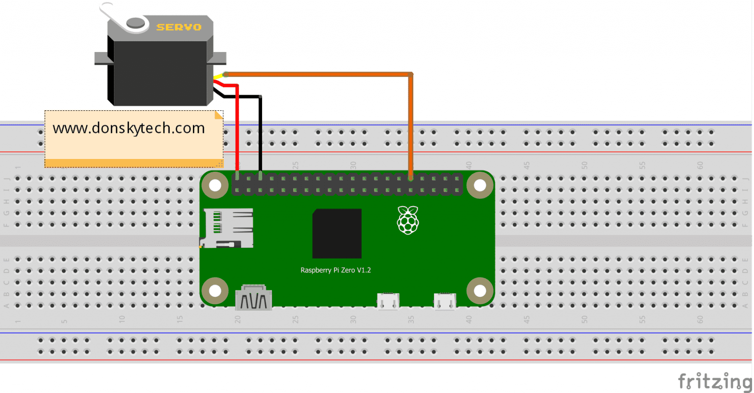 Servo Motor Control Using Raspberry Pi - donskytech.com