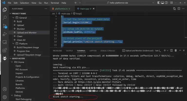 Platformio Tutorial For Arduino Development