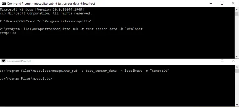 Install Mosquitto MQTT Windows - donskytech.com