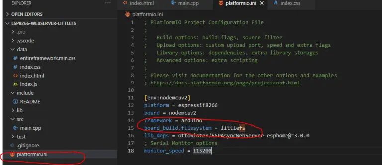 ESP8266 Webserver Using LittleFS - donskytech.com