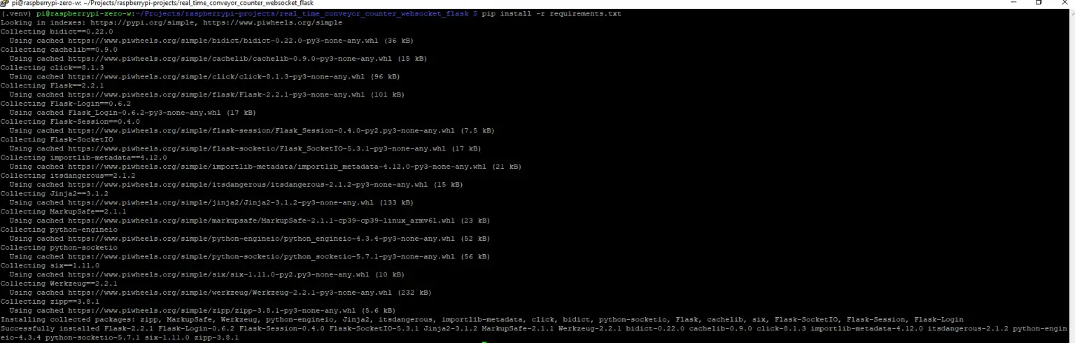 Raspberry Pi Object Counting using Infrared sensor