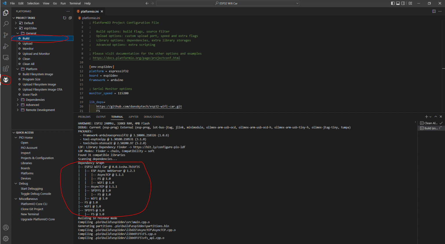 Create your own ESP32 Wifi Car using the library esp32-wifi-car