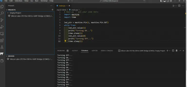 Micropython Using Vscode Pymakr On Esp32esp8266 9977