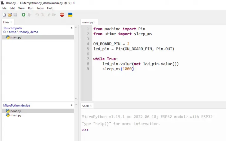 MicroPython Development Using Thonny IDE - donskytech.com