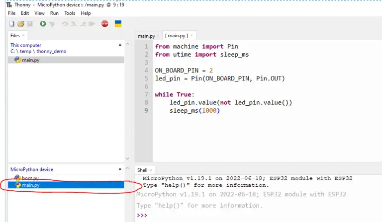 MicroPython Development Using Thonny IDE - donskytech.com
