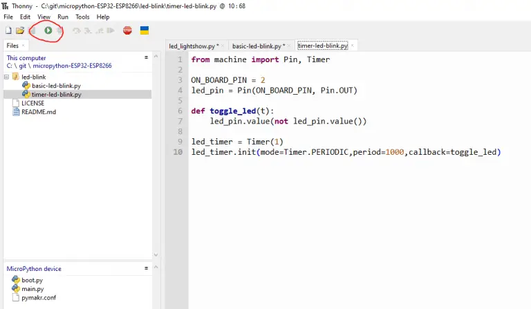 MicroPython - How to Blink an LED and More - donskytech.com