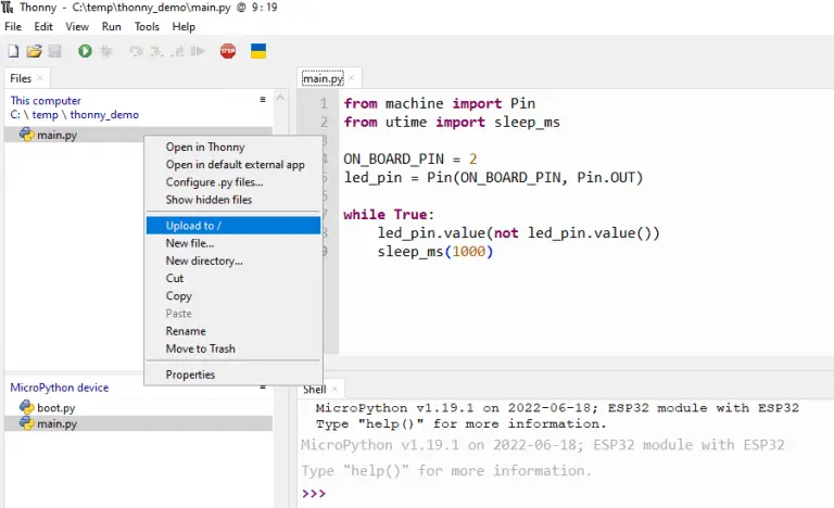 MicroPython Development Using Thonny IDE - donskytech.com