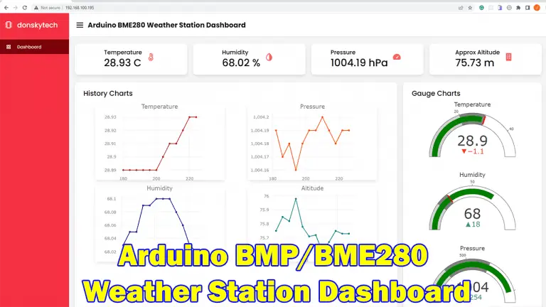 Using Arduino with BME280 plus a weather station project Using Arduino with BME280 plus a weather station project