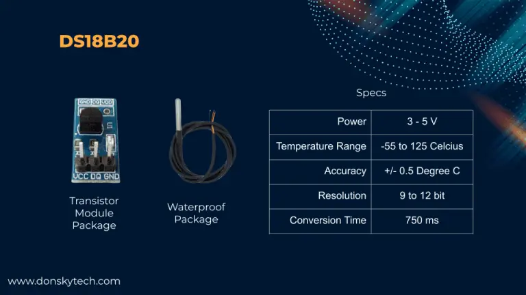 Control DS18B20 using MicroPython with a Weather Station Project