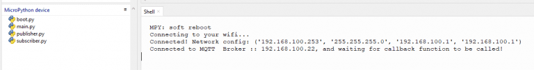 MicroPython - MQTT Publish/Subscribe using ESP32/ESP8266