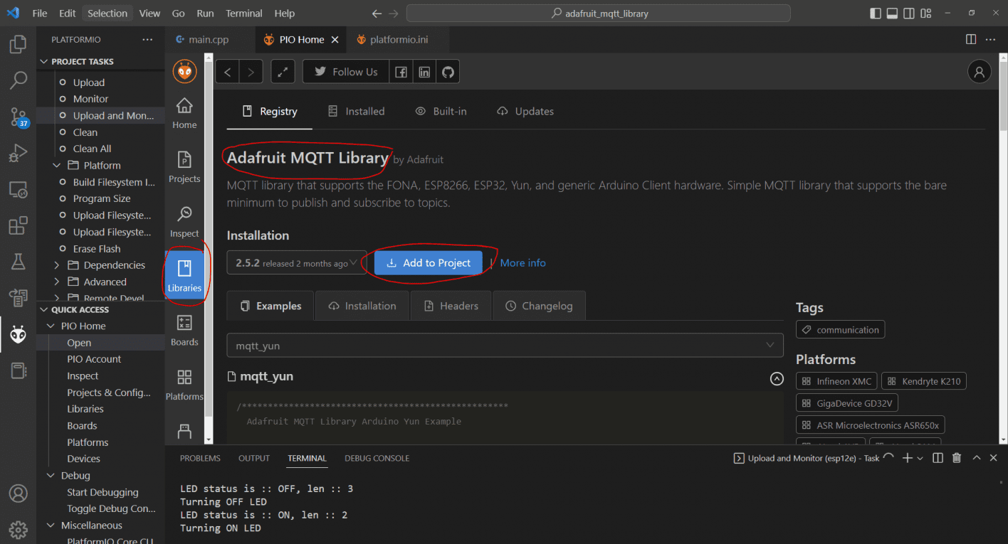 Adafruit MQTT Library Tutorial - donskytech.com