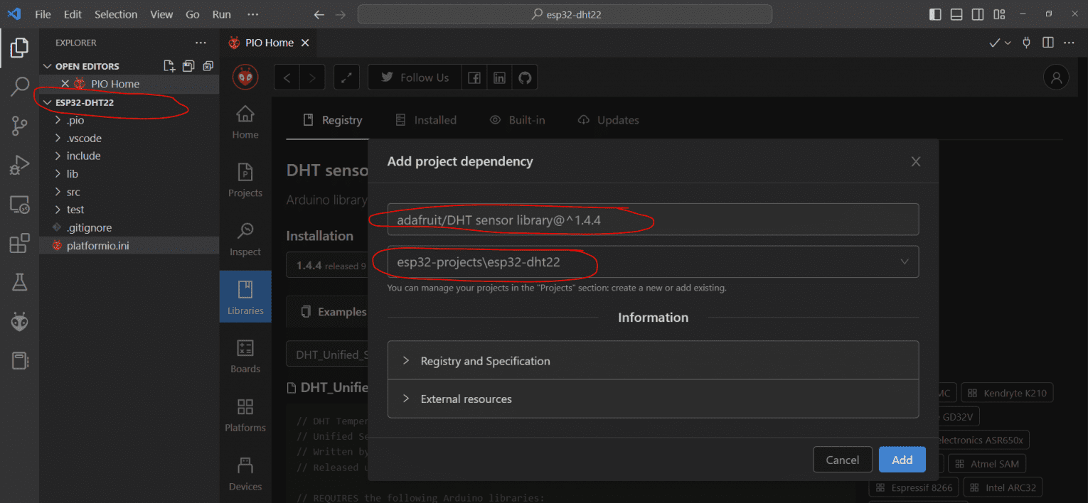 ESP32 - Read DHT22 Sensor using Arduino ESP32 - Read DHT22 Sensor using Arduino