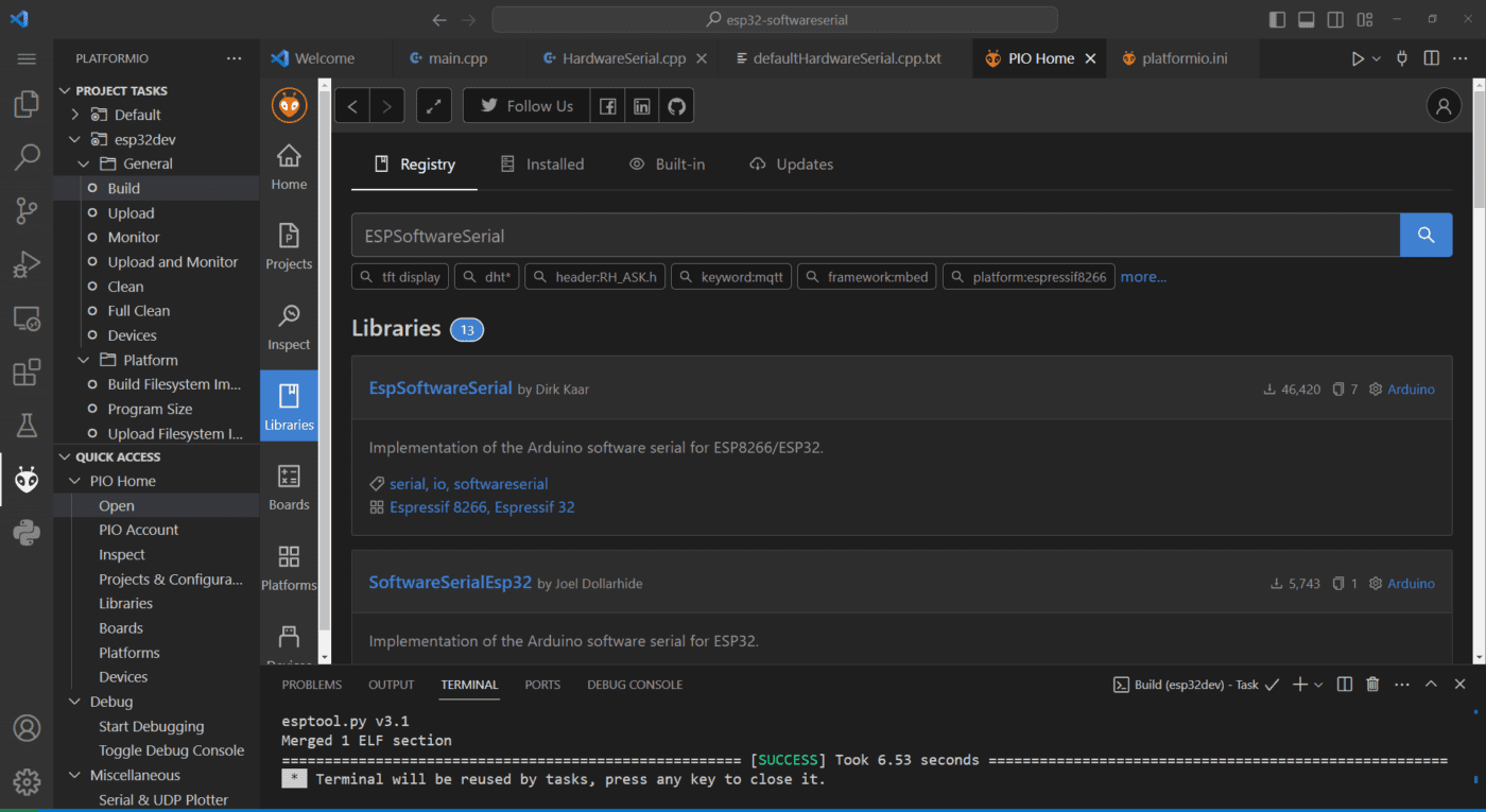Using Esp32 Softwareserial In Your Arduino Projects